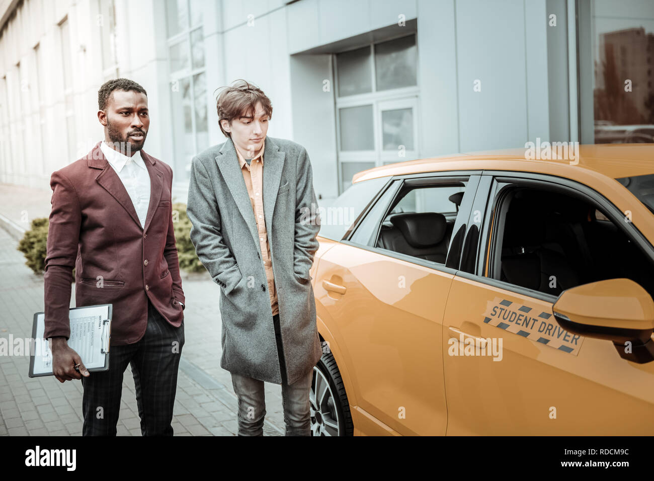 Student driver hi-res stock photography and images - Alamy