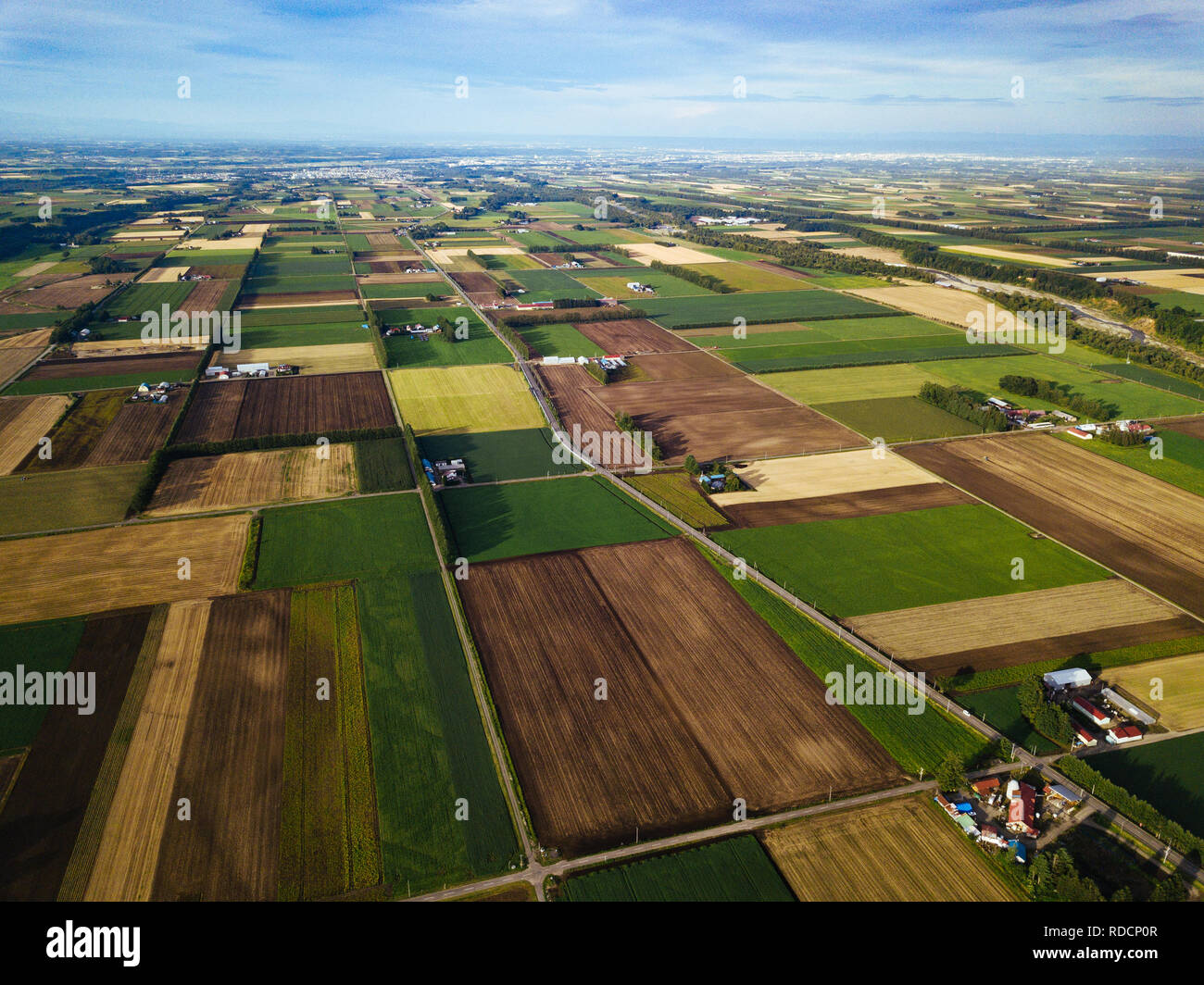 Aerial Photography of Field Stock Photo - Alamy