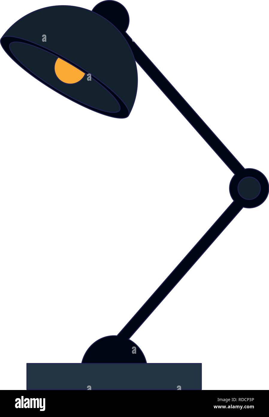 Desk light lamp symbol Stock Vector Image & Art - Alamy