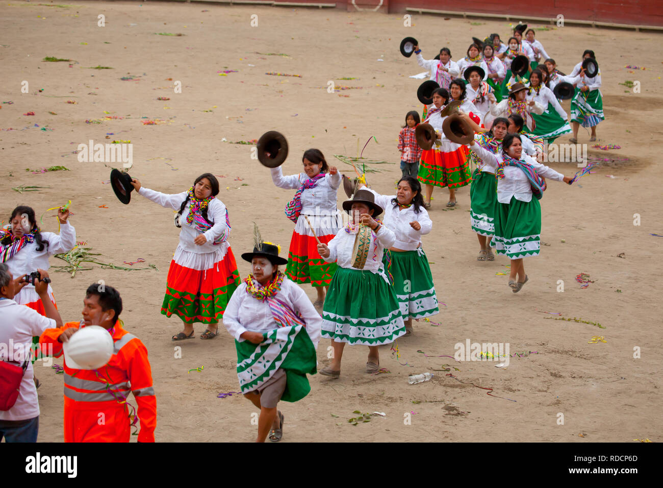 People dancing at a festival in an arena of Lima,Peru Stock Photo - Alamy