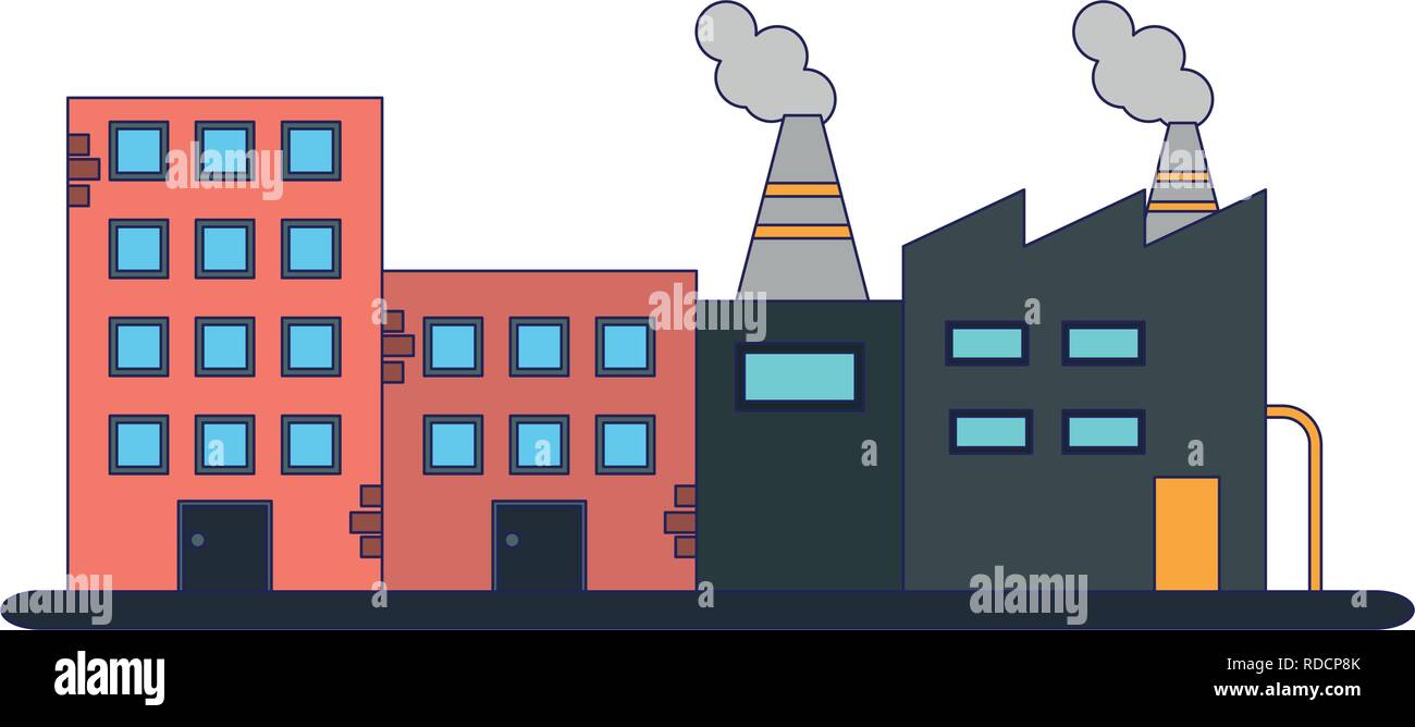 buildings and factory Stock Vector Image & Art - Alamy