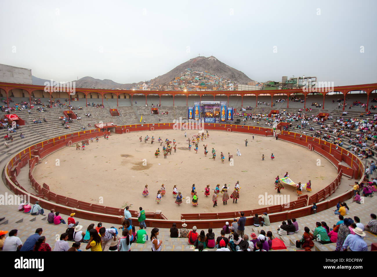 Dance festival in an arena of Lima,Peru Stock Photo - Alamy