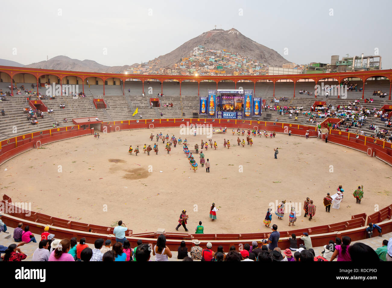 Dance festival in an arena of Lima,Peru Stock Photo - Alamy