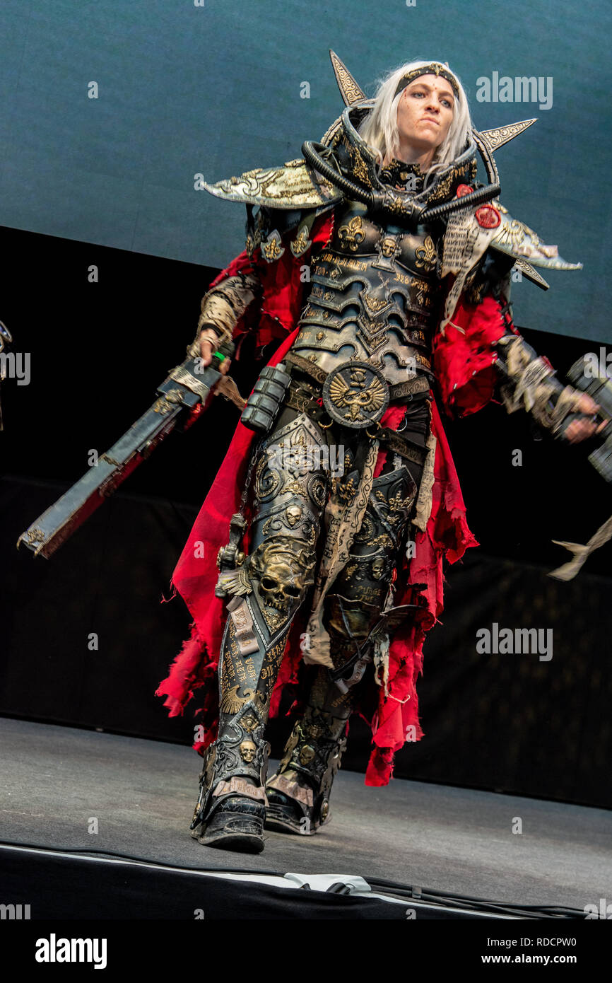 STUTTGART, GERMANY - JUN 30th 2018: Cosplay Contest - Adeptus Sororitas ...