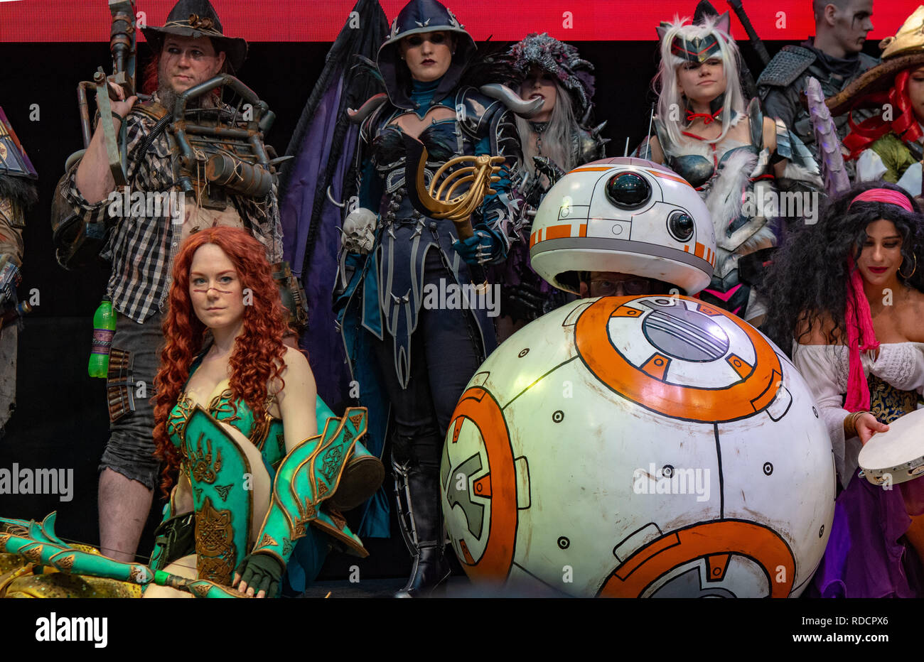 STUTTGART, GERMANY - JUN 30th 2018: Cosplay Contest at Comic Con ...