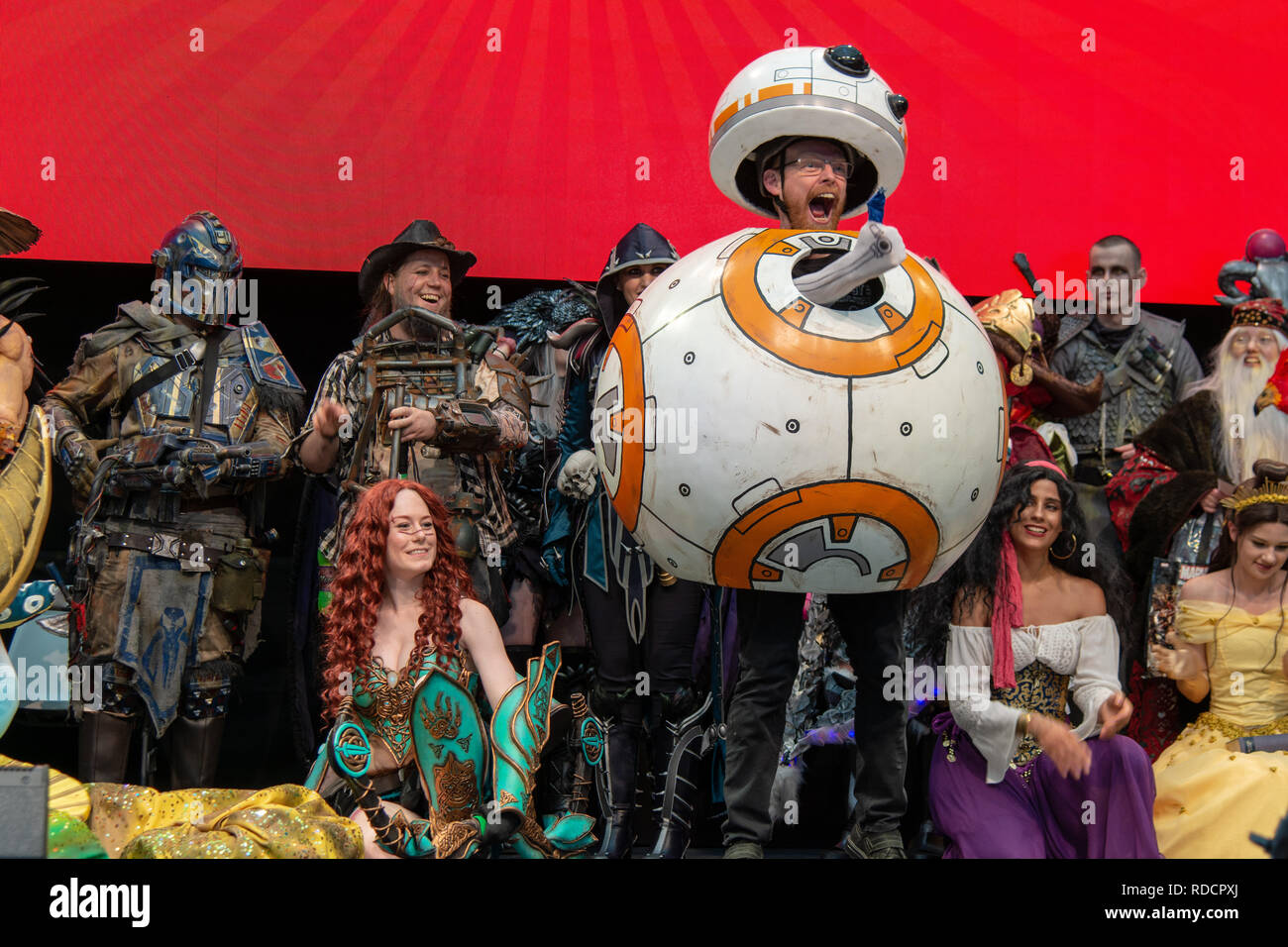 STUTTGART, GERMANY - JUN 30th 2018: Cosplay Contest at Comic Con ...