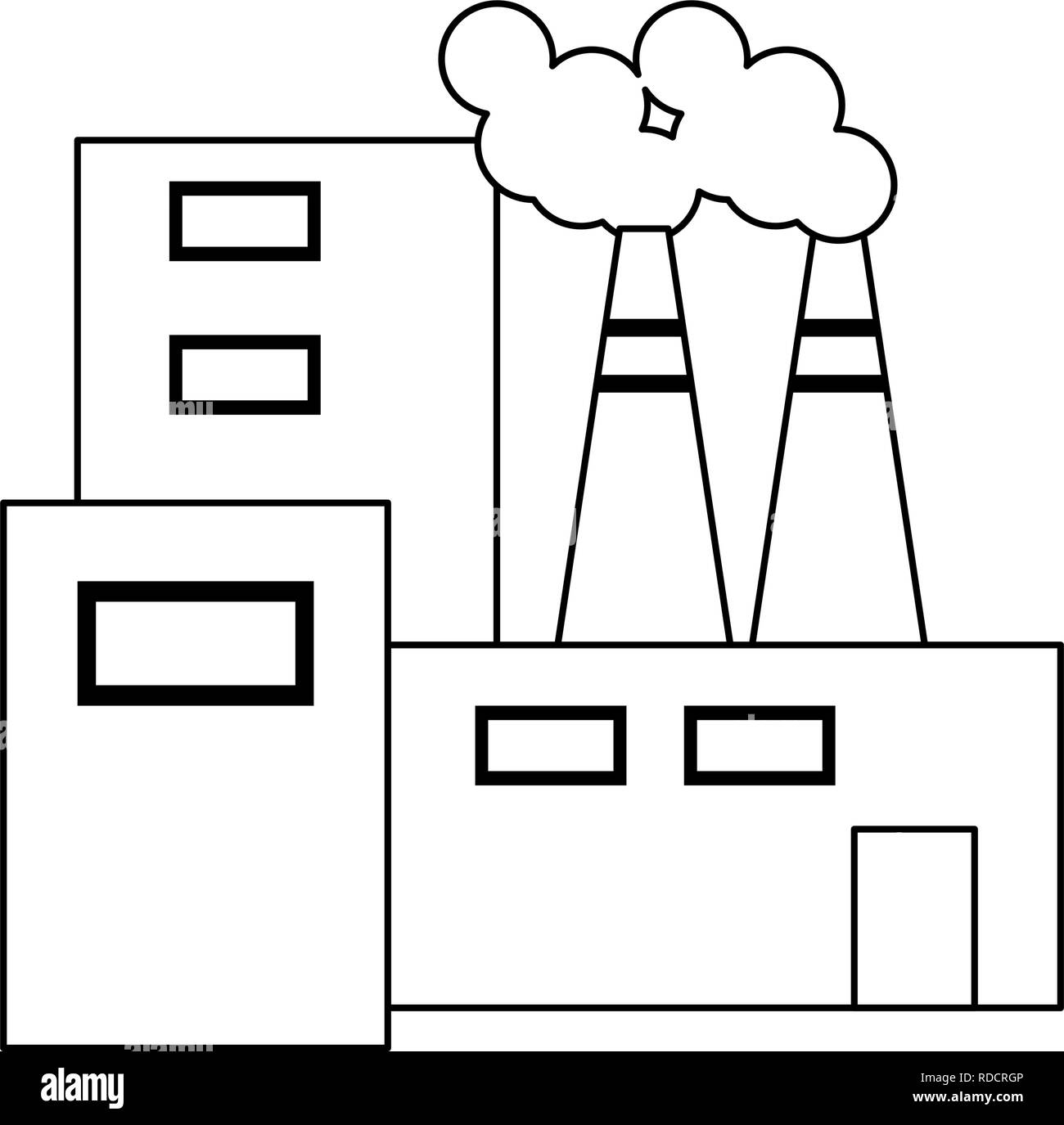 Factory building symbol Stock Vector Image & Art - Alamy