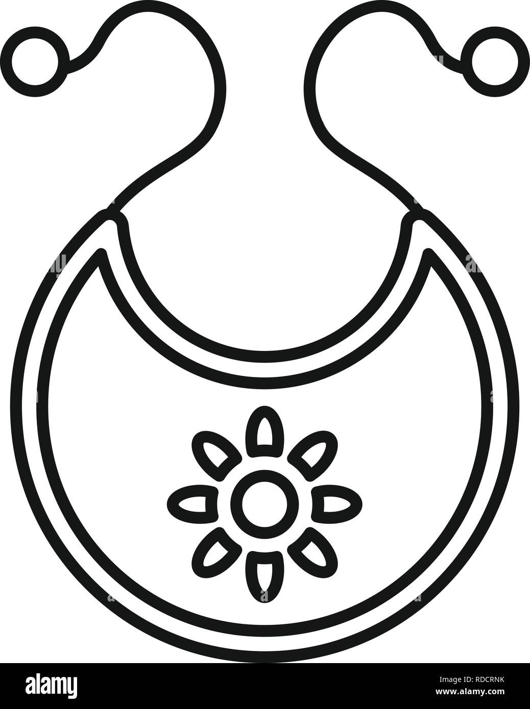 Baby Bib Coloring Coloring Pages