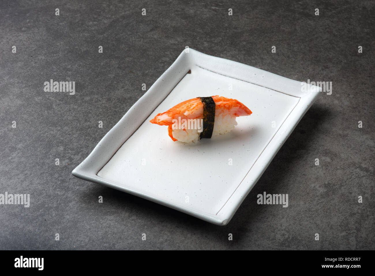 hako kani crab meat sushi Stock Photo - Alamy
