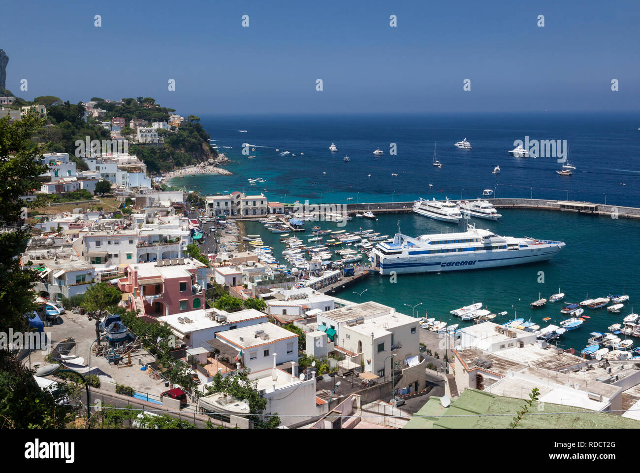 Caremar tourist boat hi-res stock photography and images - Alamy