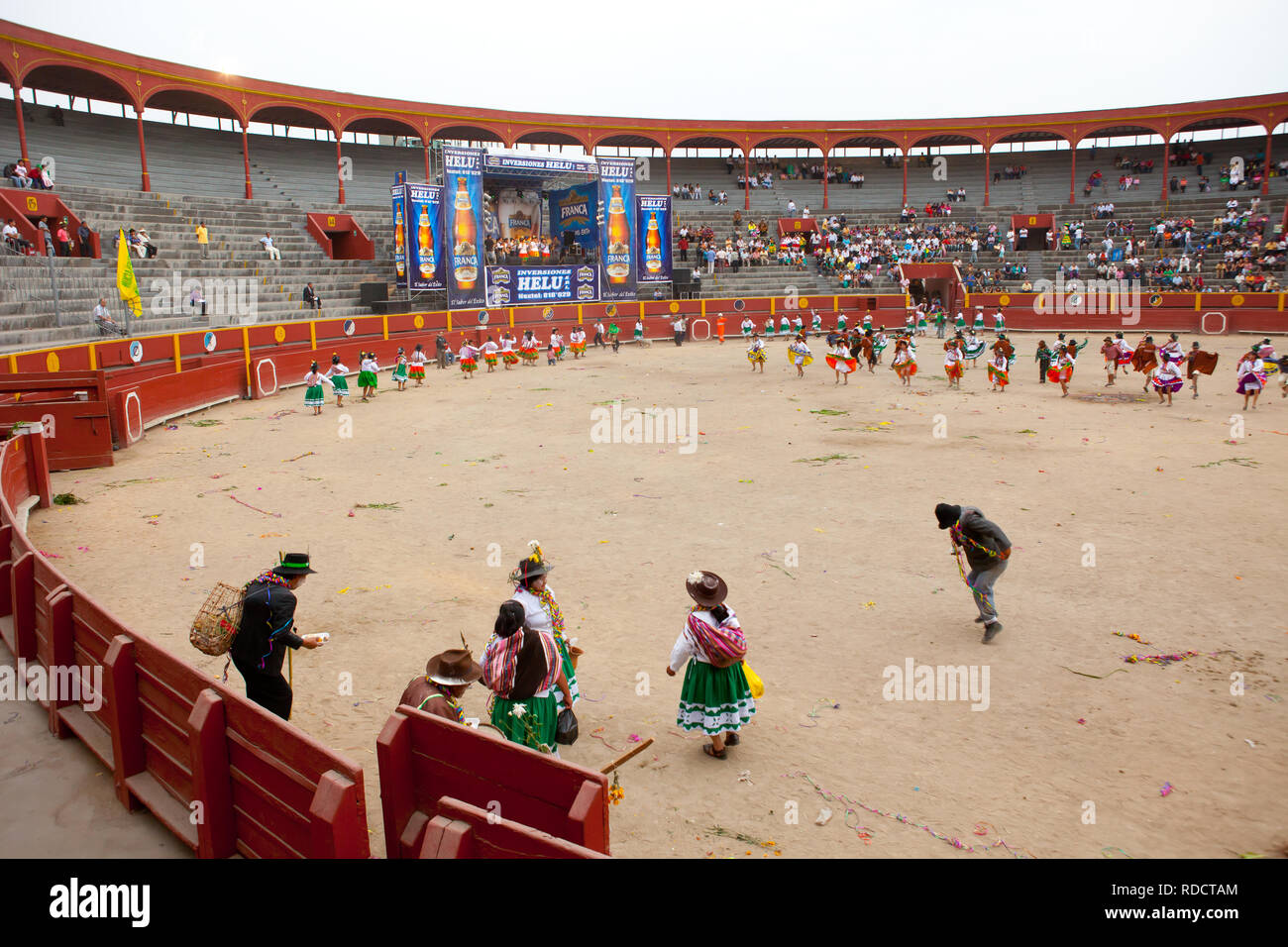 People dancing at a festival in an arena of Lima,Peru Stock Photo - Alamy