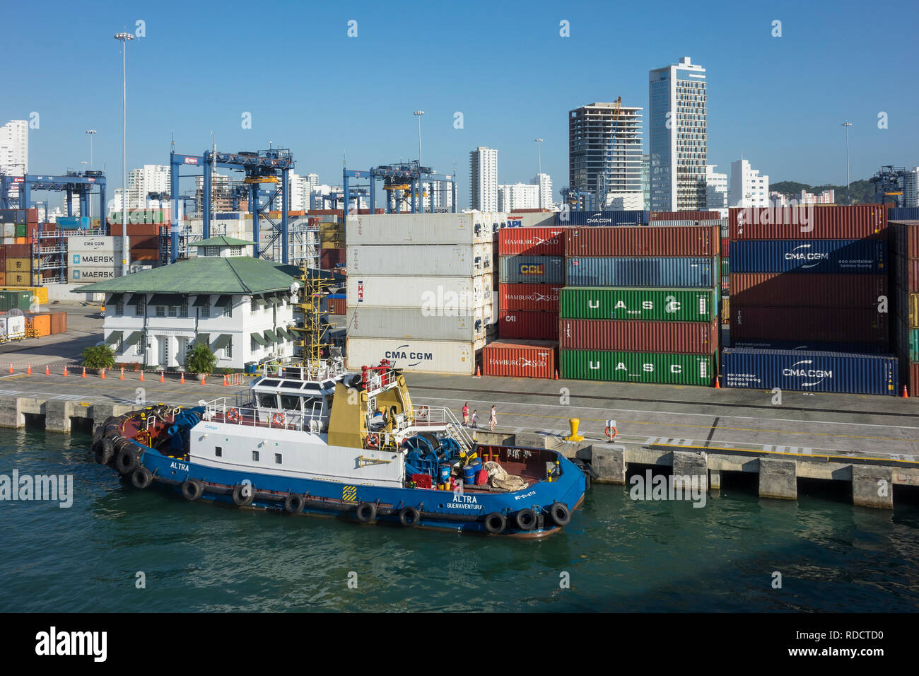 Cartagena colombia port hi-res stock photography and images - Alamy