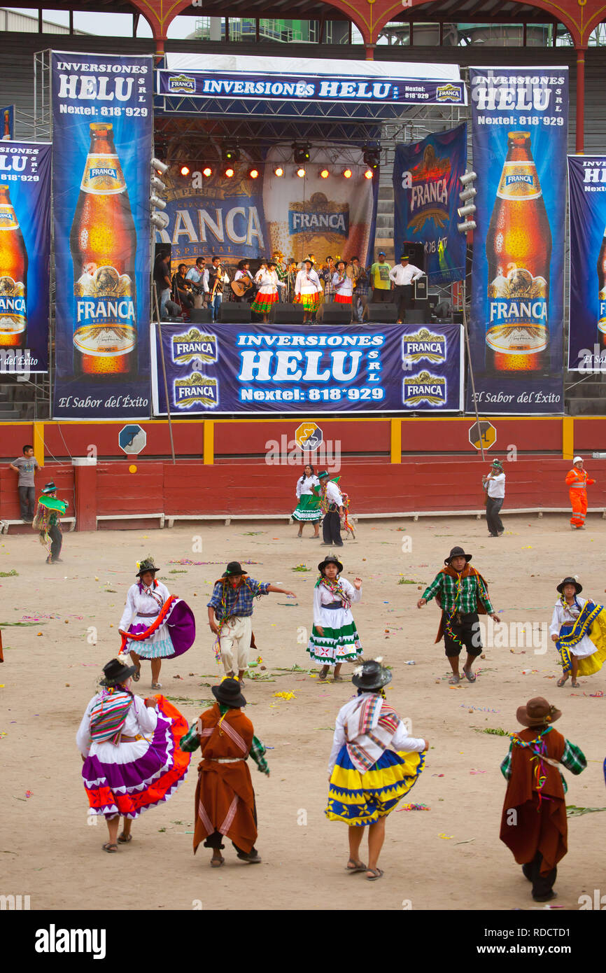 People dancing at a festival in an arena of Lima,Peru Stock Photo - Alamy