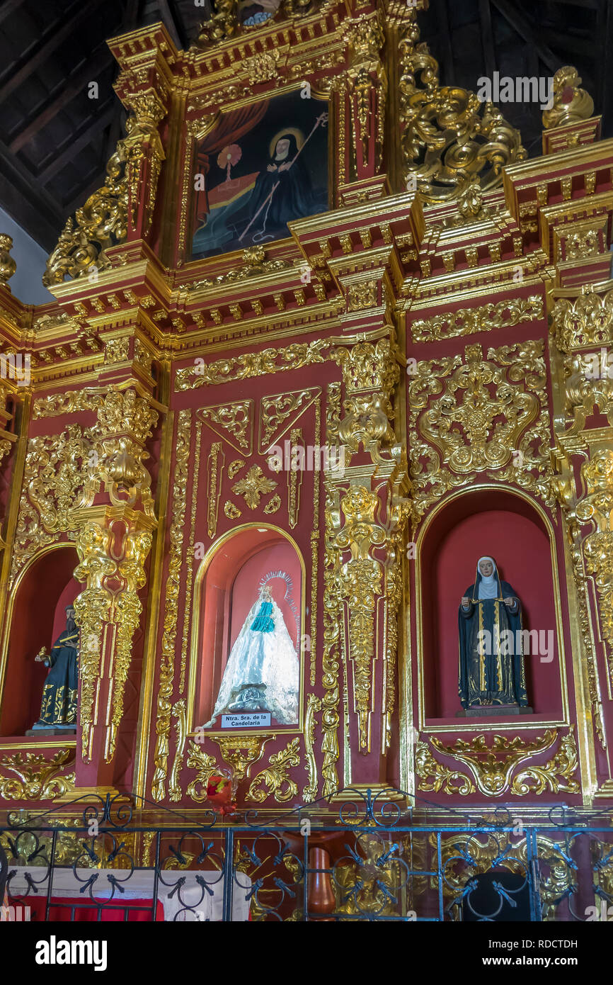 Colombia, Cartagena, La Popa monastery, interior Stock Photo - Alamy