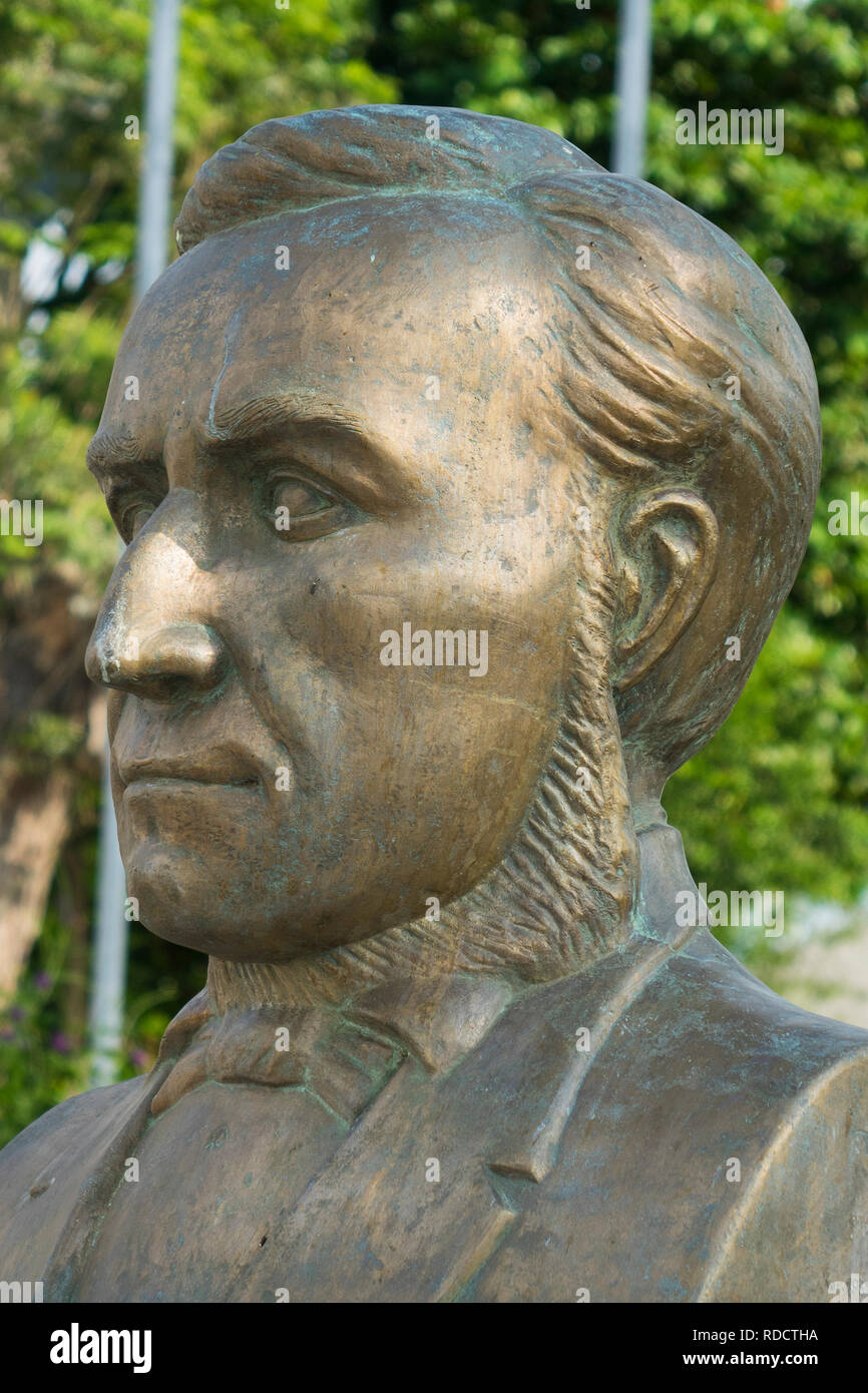 Costa Rica, Puntarenas, President Juan Rafael Mora memorial Stock Photo ...