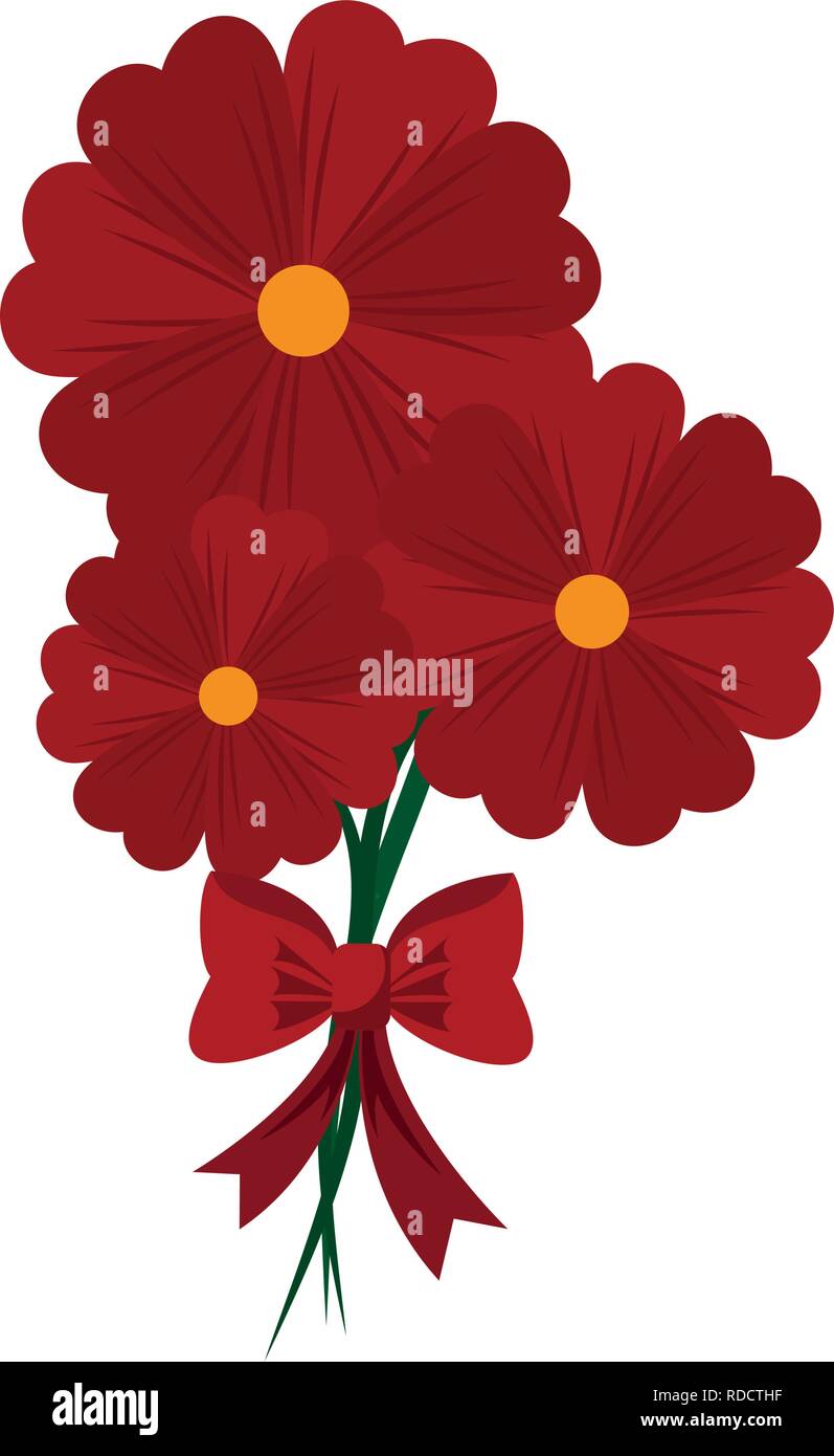 Flowers nature cartoon Stock Vector Image & Art - Alamy