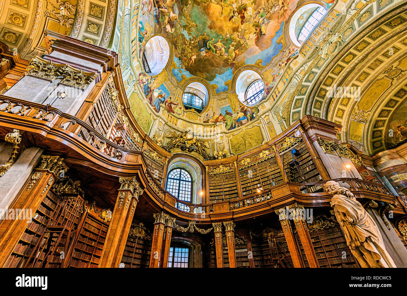 Nationalbibliothek, vienna hi-res stock photography and images - Alamy