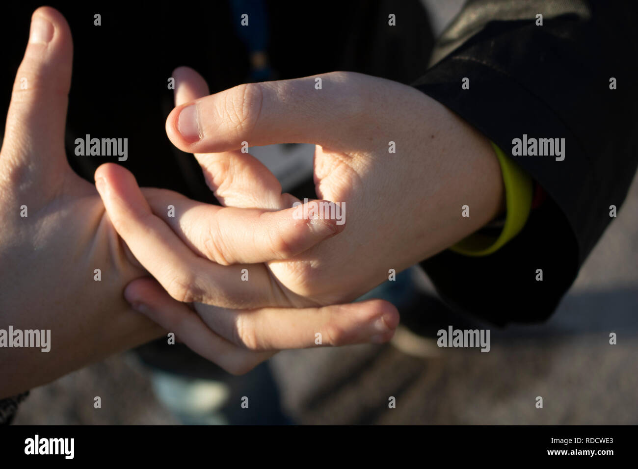Male knuckles hi-res stock photography and images - Alamy