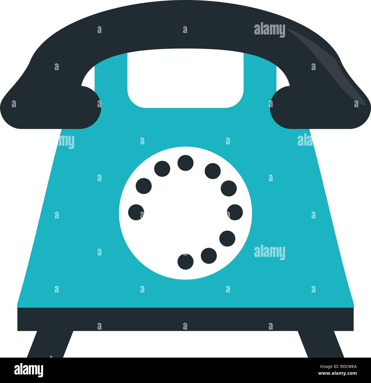 Vintage telephone symbol Stock Vector Image & Art - Alamy