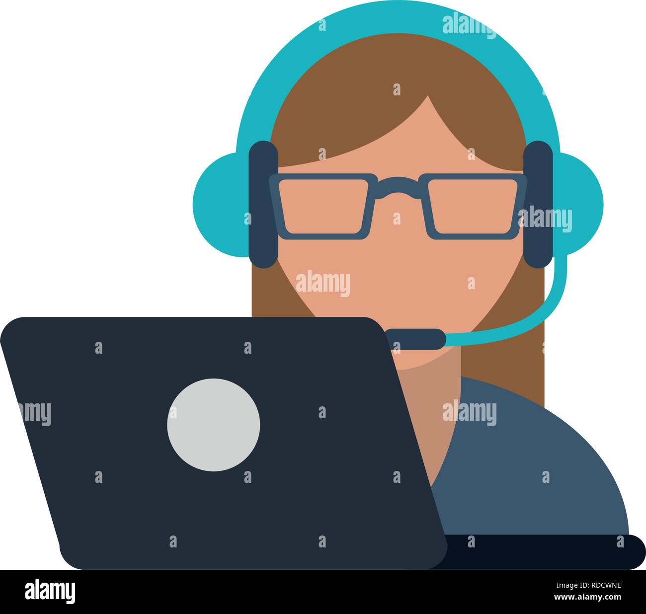 Call center and customer service Stock Vector Image & Art - Alamy