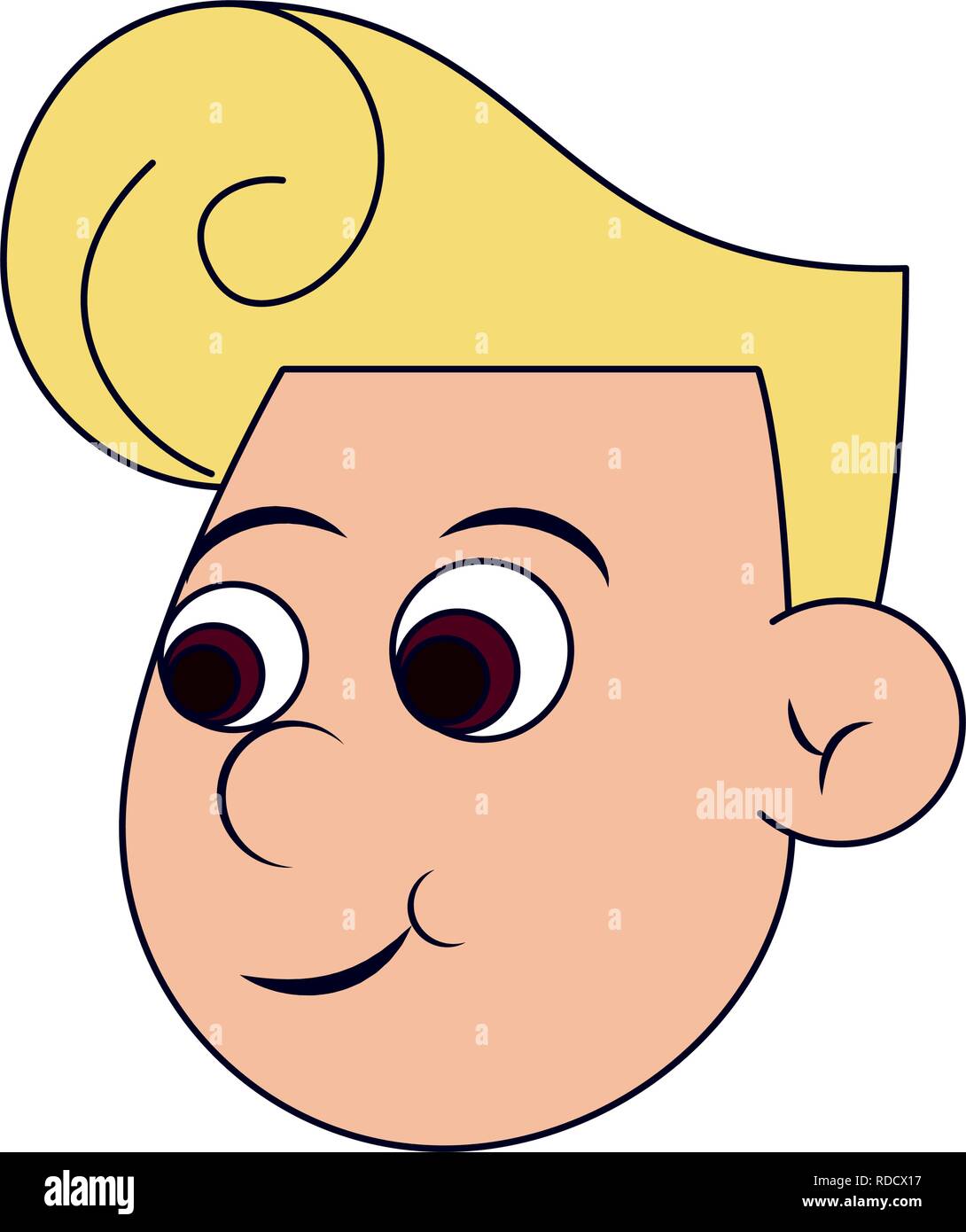 Boy face cartoon Stock Vector Image & Art - Alamy