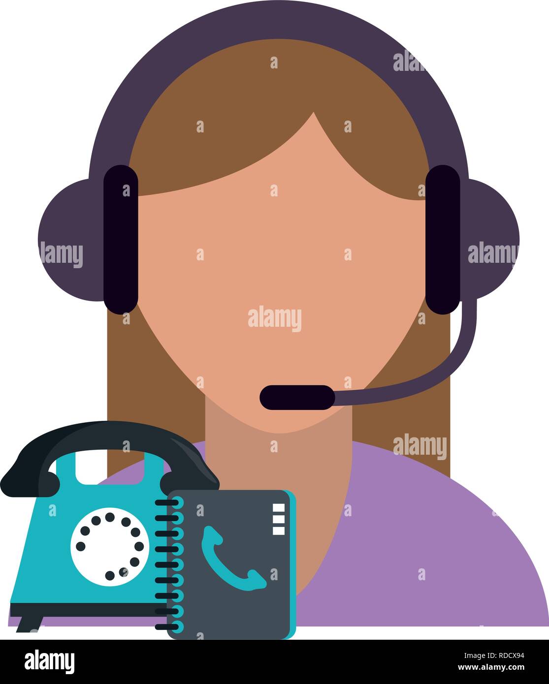 Call center and customer service Stock Vector Image & Art - Alamy