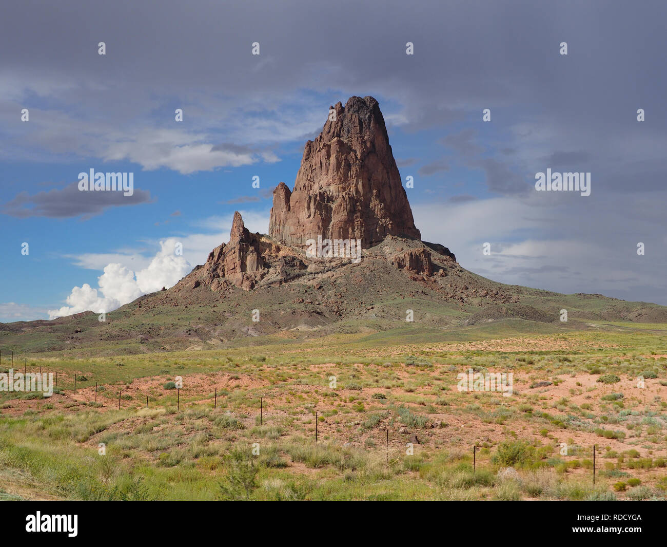Towering sandstone at Monument Valley, AZ Stock Photo - Alamy