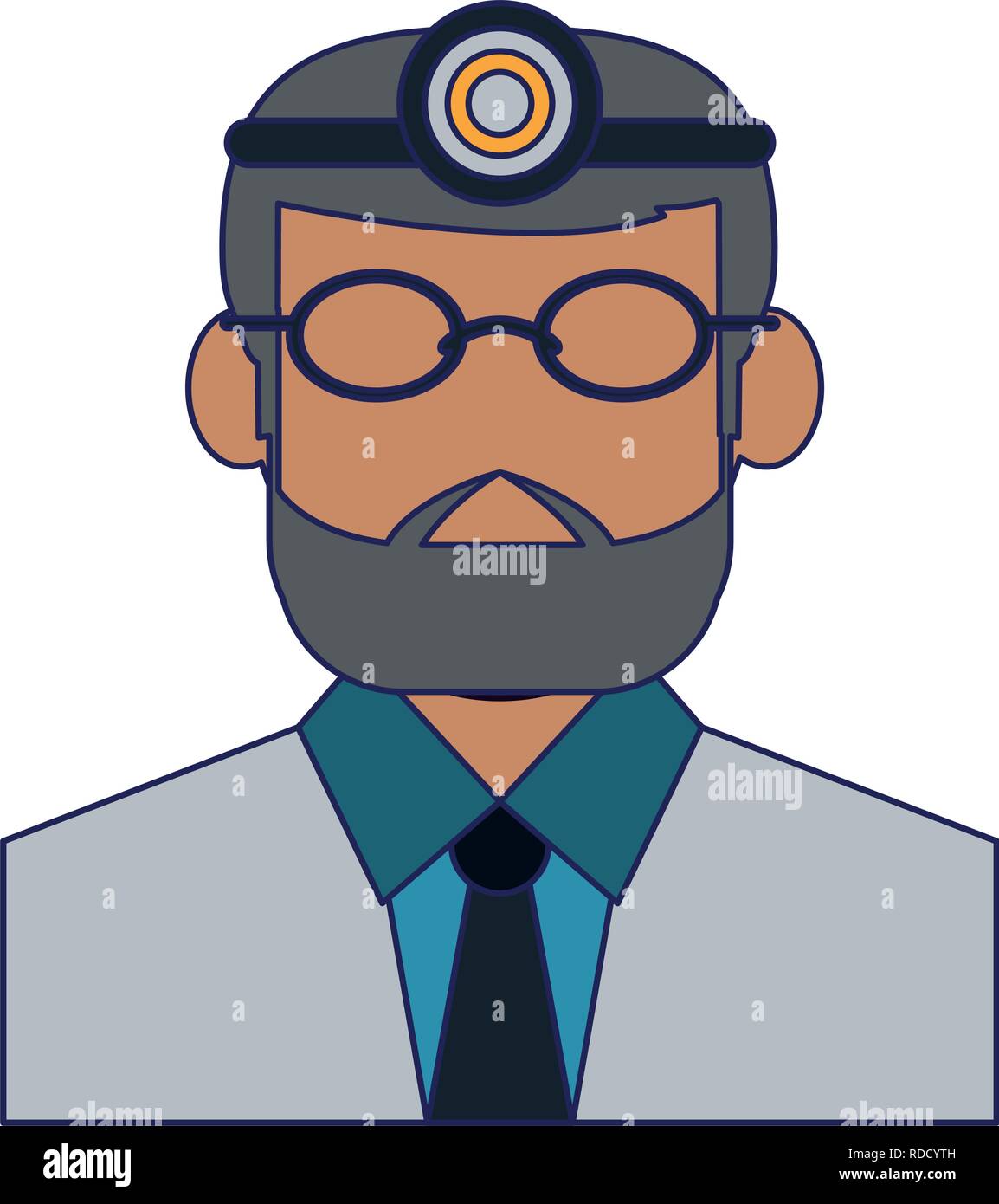 Dentist male avatar Stock Vector Image & Art - Alamy
