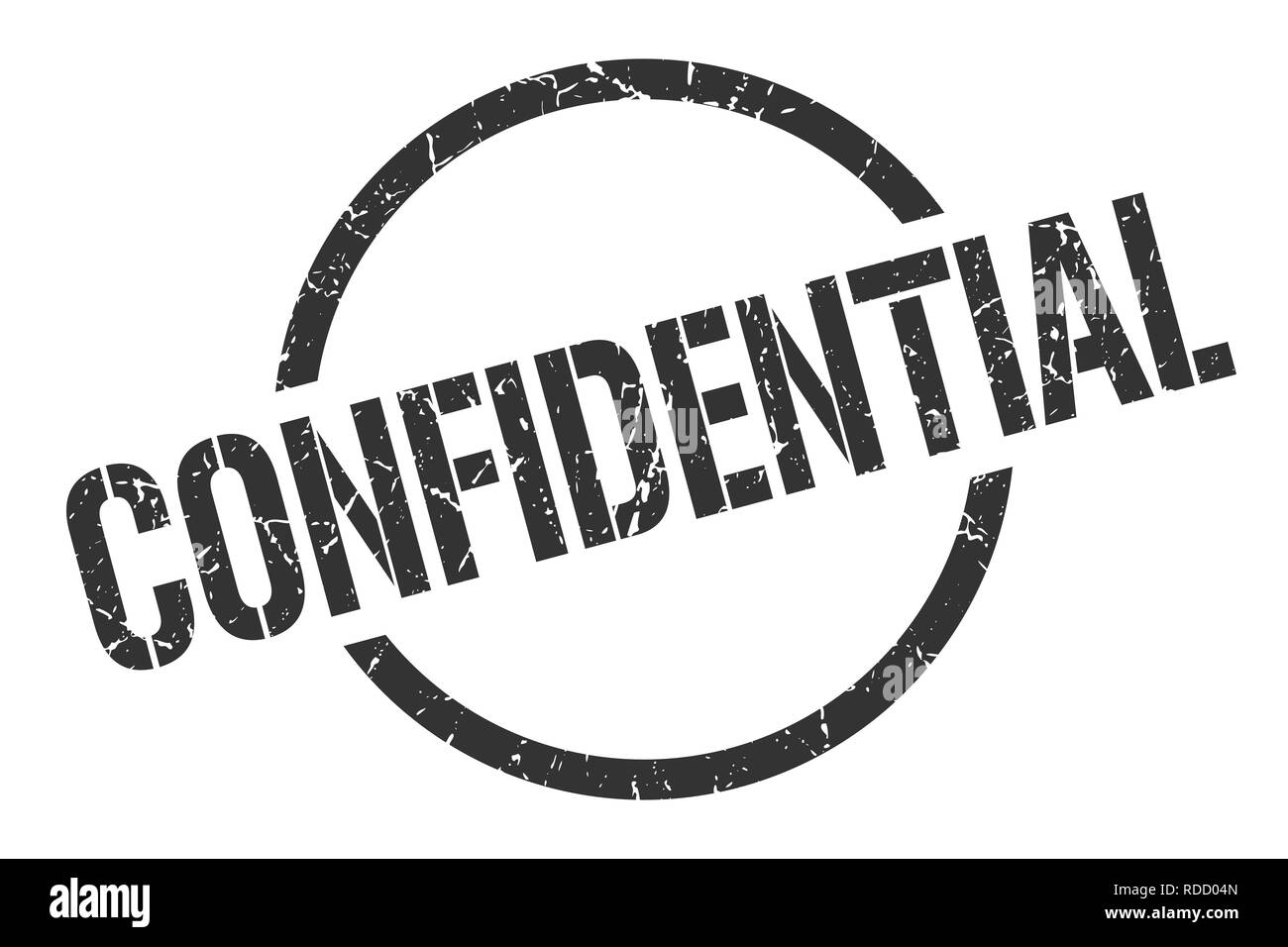 confidential black round stamp Stock Vector Image & Art - Alamy