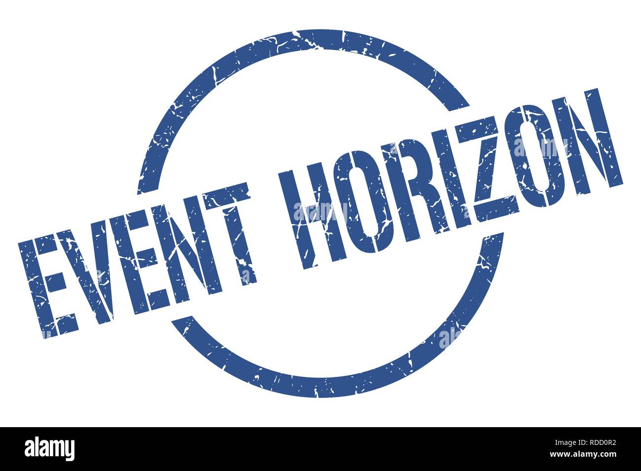 event horizon blue round stamp Stock Vector Image & Art - Alamy