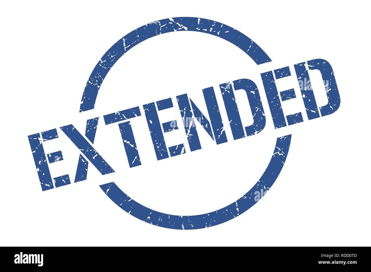 extended blue round stamp Stock Vector Image & Art - Alamy