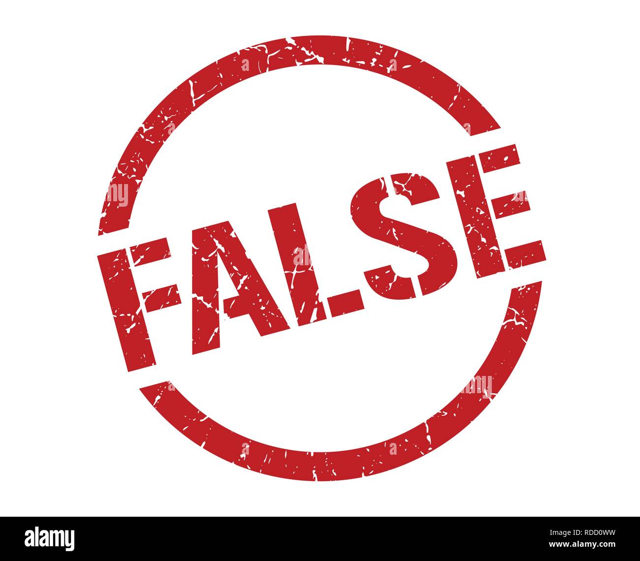 false red round stamp Stock Vector Image & Art - Alamy