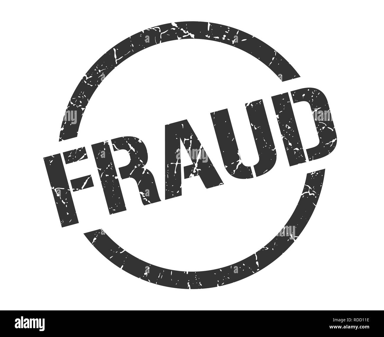 fraud black round stamp Stock Vector Image & Art - Alamy