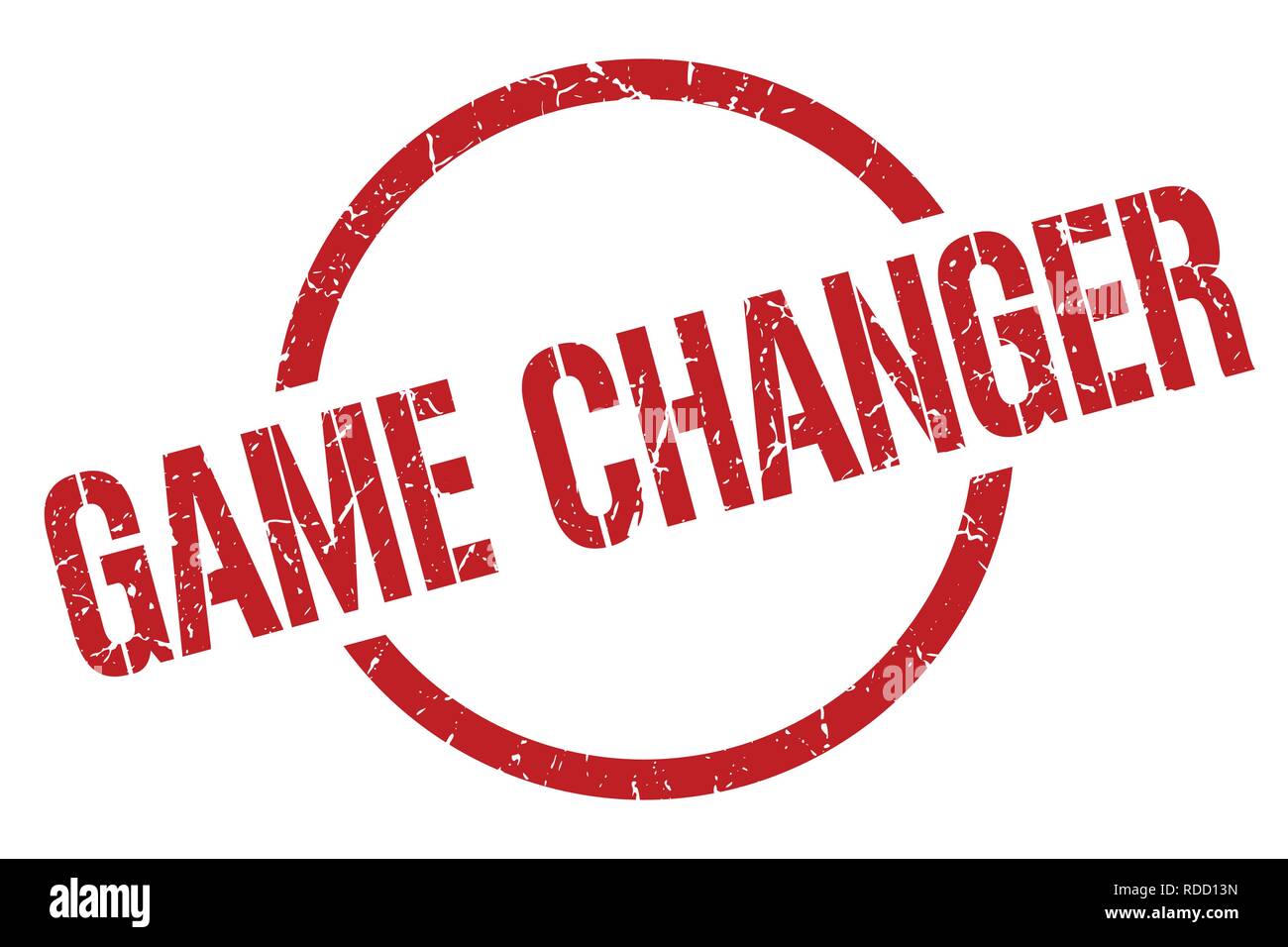 game changer red round stamp Stock Vector Image & Art - Alamy