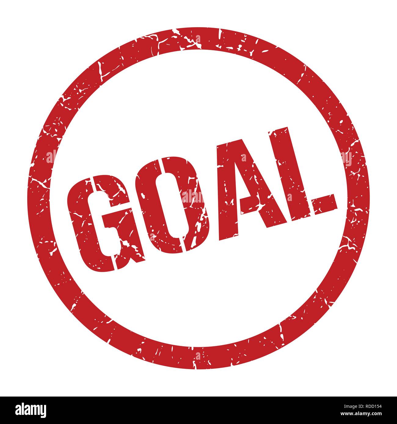 goal red round stamp Stock Vector Image & Art - Alamy