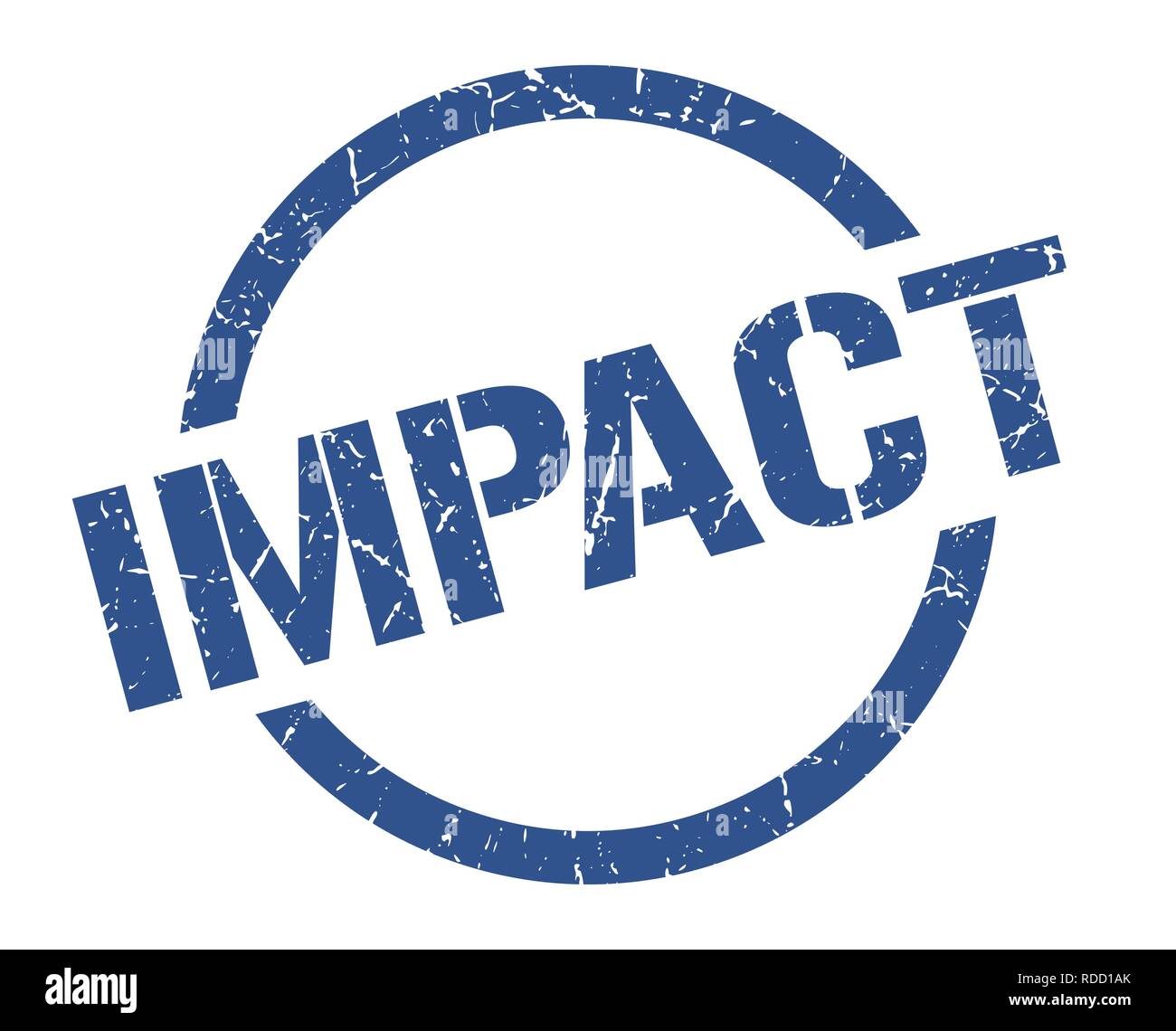 impact blue round stamp Stock Vector Image & Art - Alamy