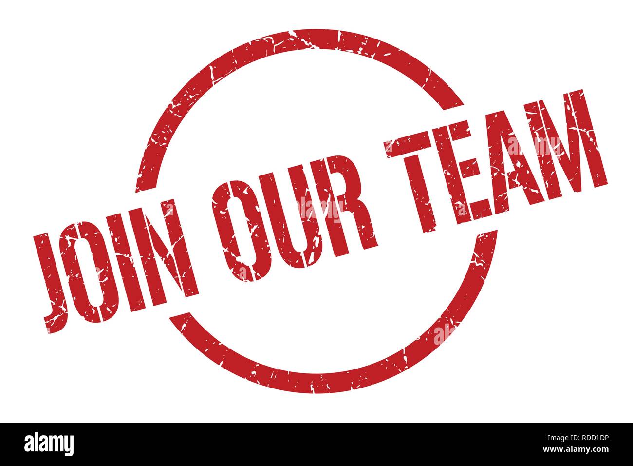 join our team red round stamp Stock Vector Image & Art - Alamy