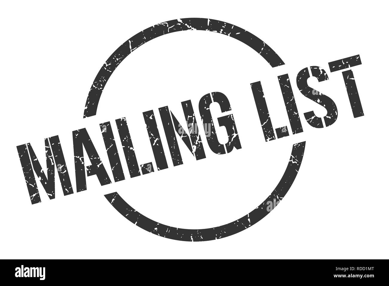 Mailing list Stock Vector Images - Alamy