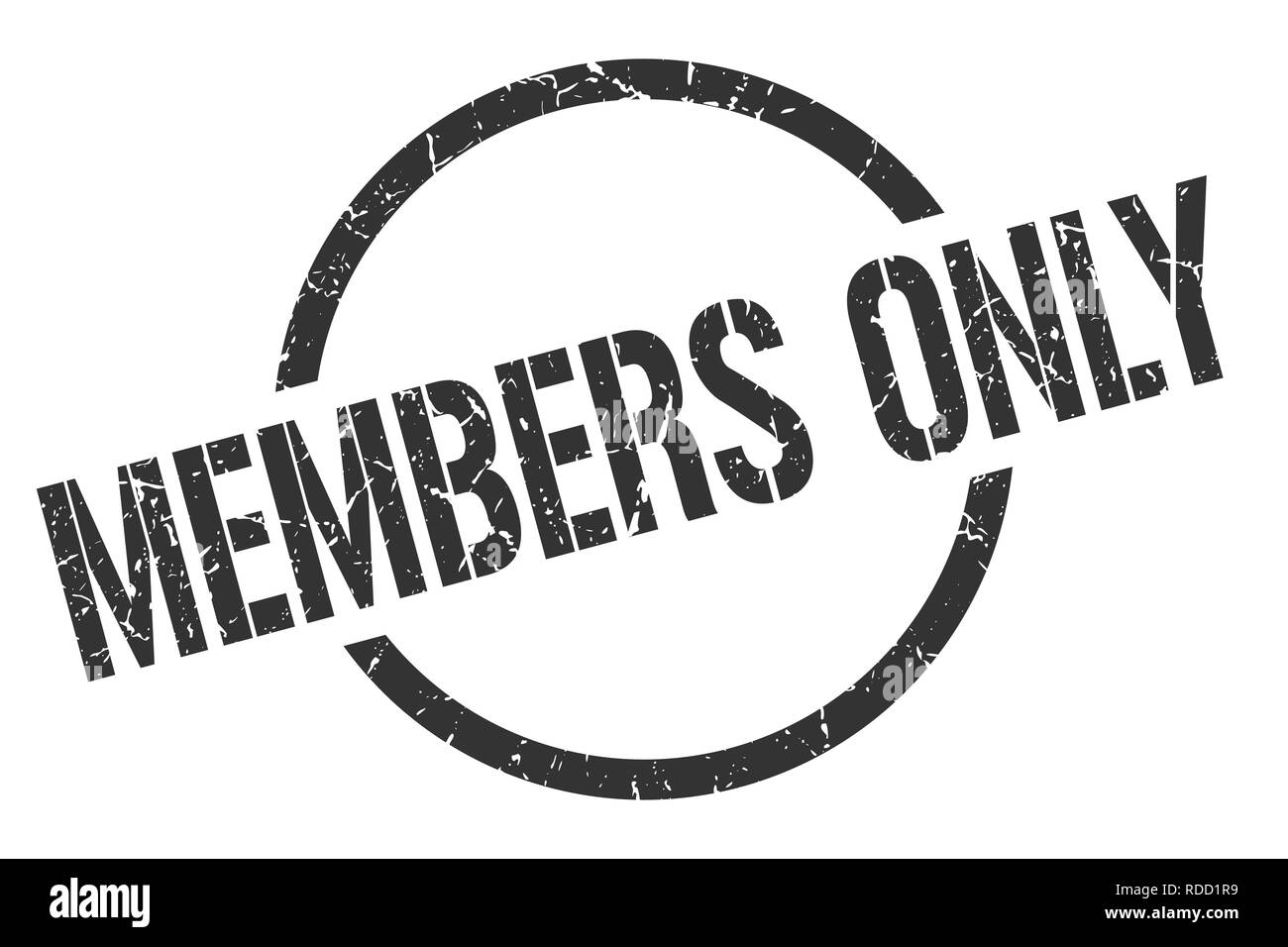 Members only sign Black and White Stock Photos & Images - Alamy