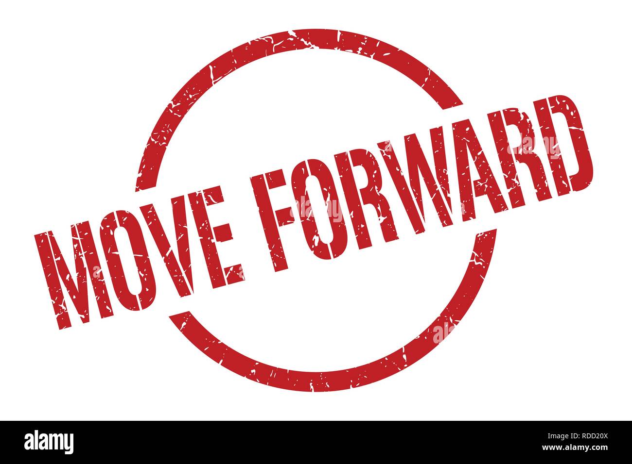 move forward red round stamp Stock Vector Image & Art - Alamy