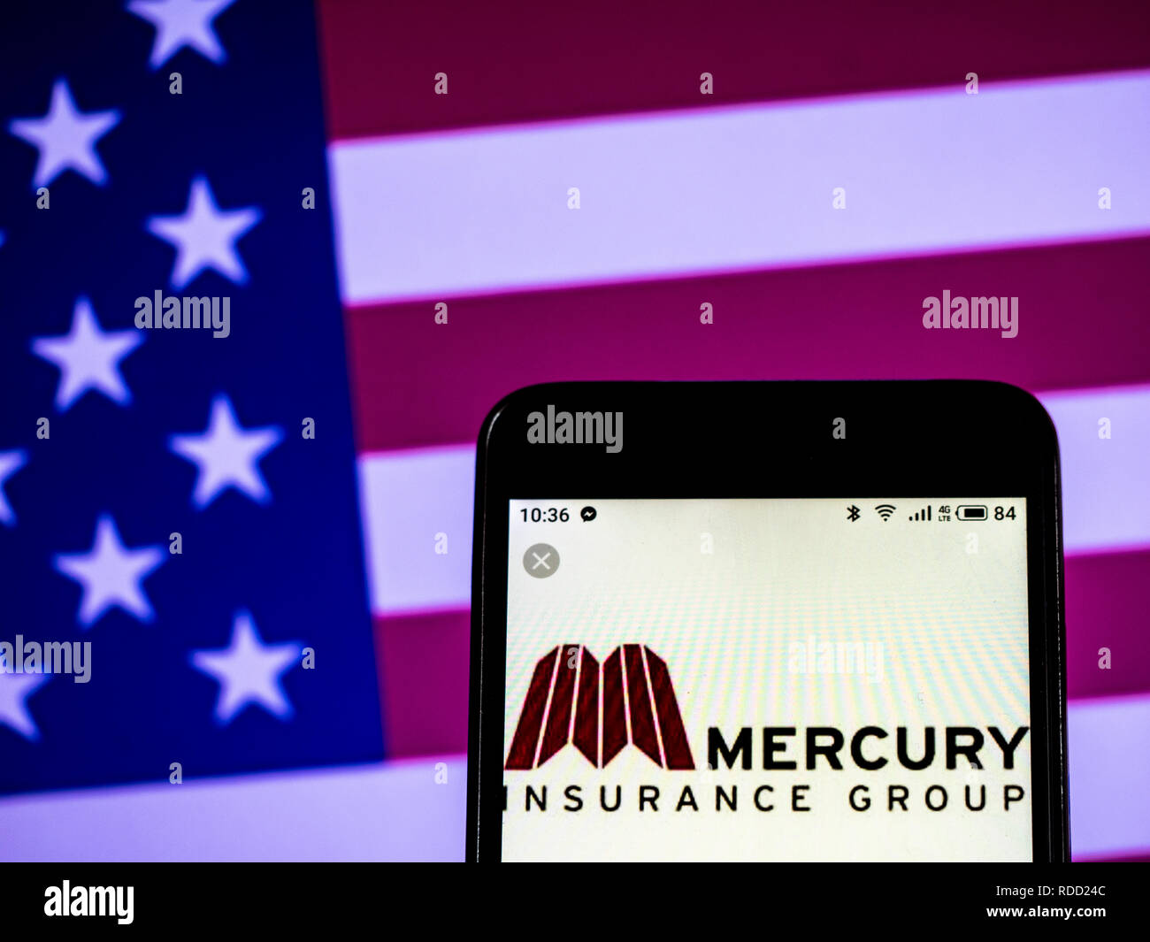 Mercury insurance logo hi-res stock photography and images - Alamy