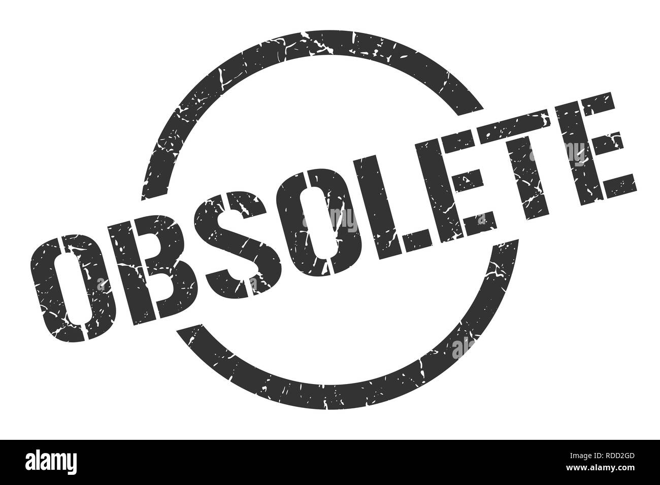 obsolete black round stamp Stock Vector Image & Art - Alamy