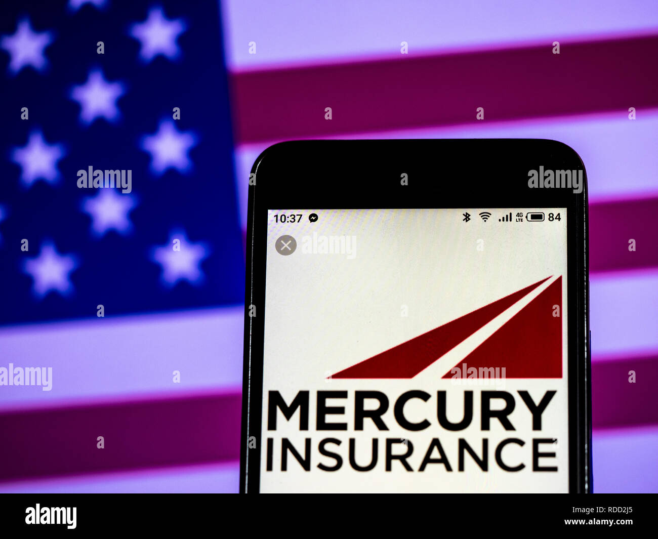 Mercury Insurance Logo High Resolution Stock Photography and Images - Alamy