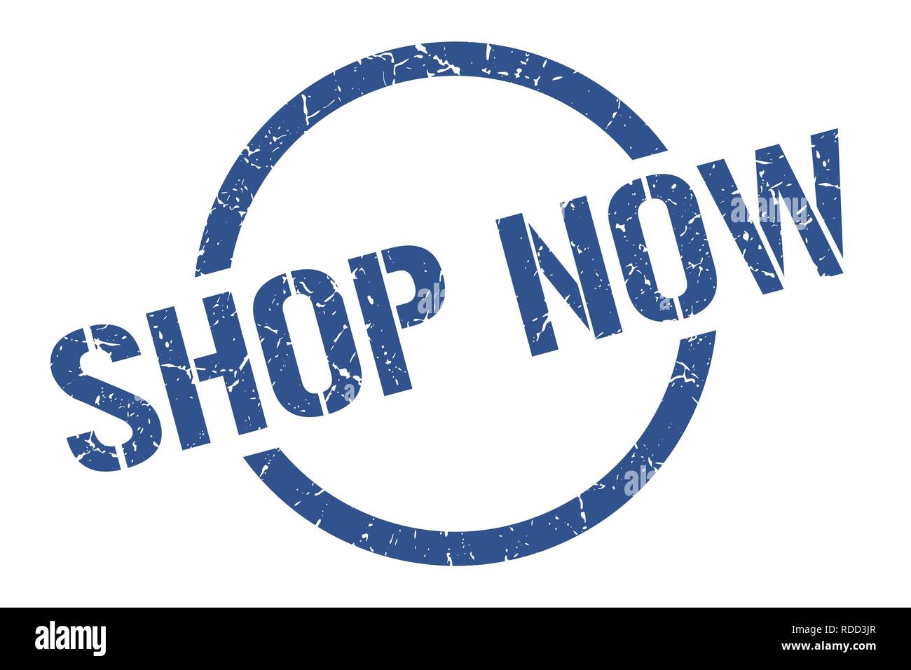 shop now blue round stamp Stock Vector Image & Art - Alamy