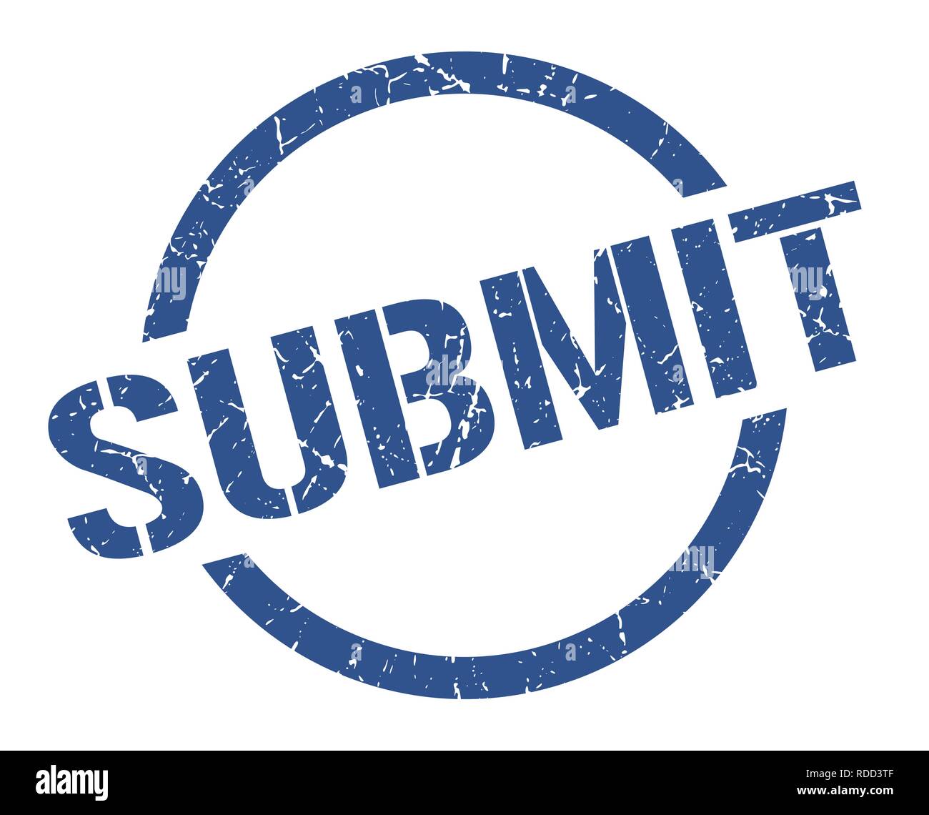 submit blue round stamp Stock Vector Image & Art - Alamy