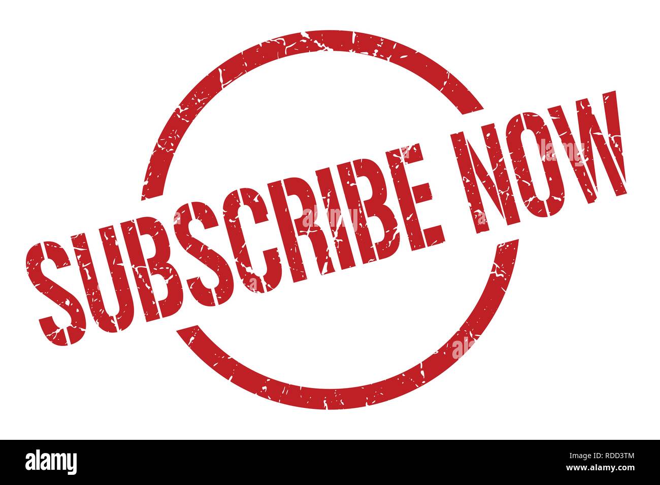 subscribe now red round stamp Stock Vector Image & Art - Alamy