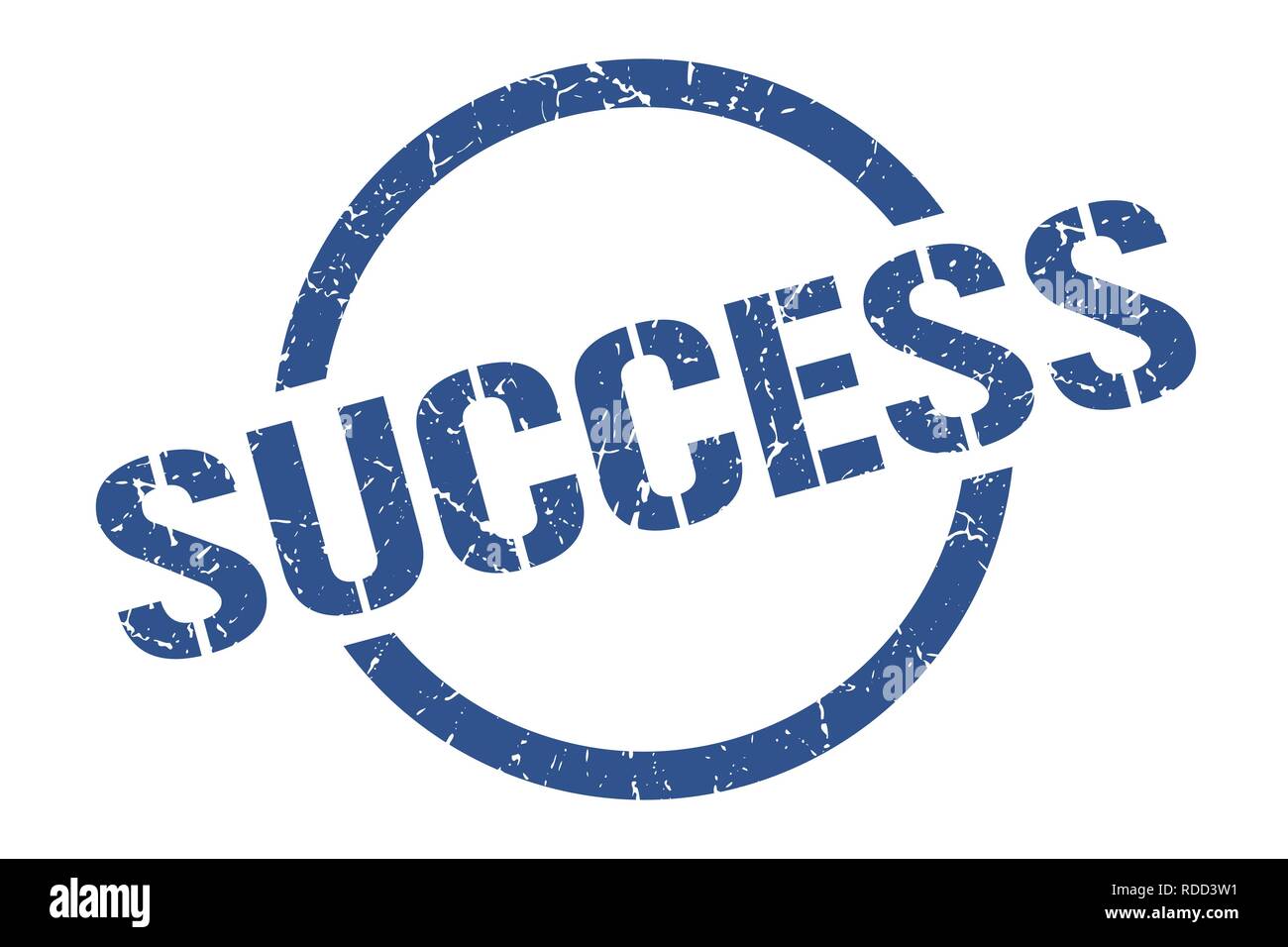 success blue round stamp Stock Vector Image & Art - Alamy