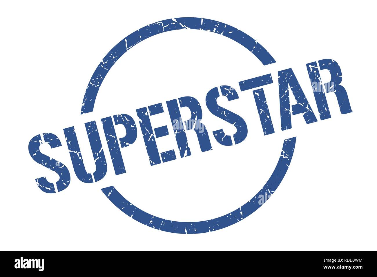superstar blue round stamp Stock Vector Image & Art - Alamy