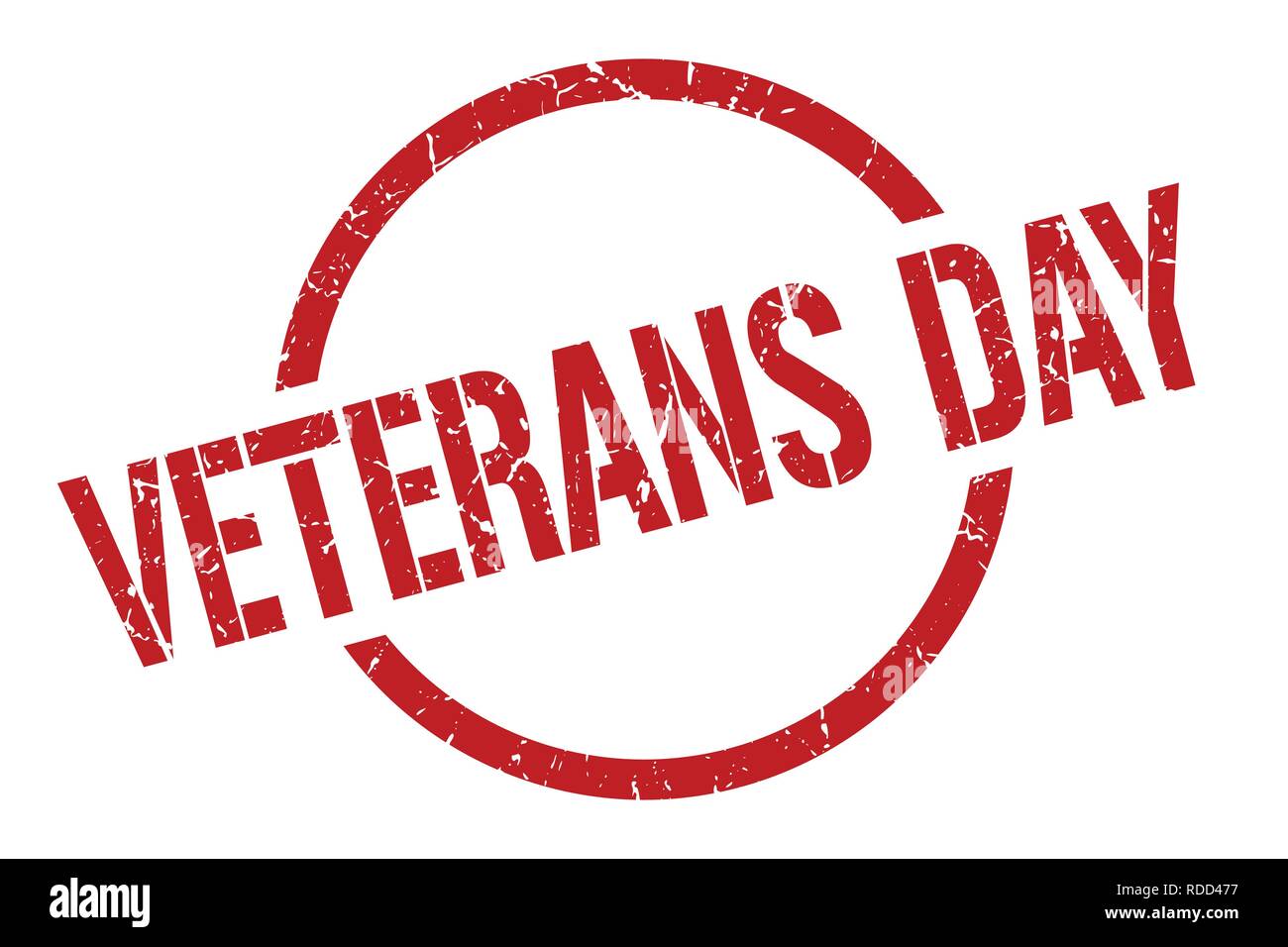 veterans day red round stamp Stock Vector Image & Art - Alamy