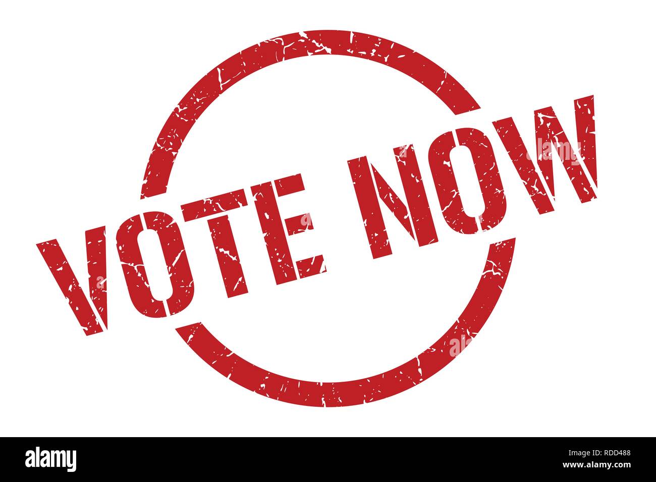 Vote now red label hi-res stock photography and images - Alamy